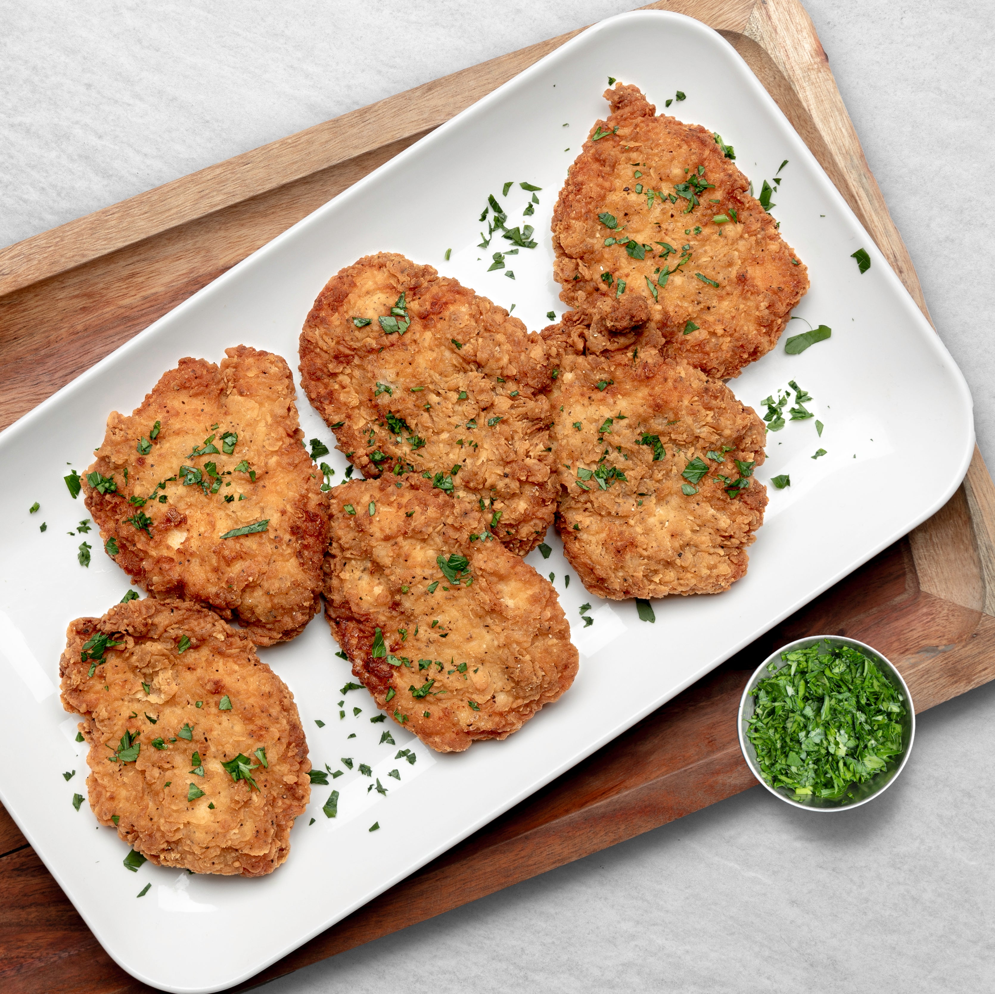 Breaded Chicken Cutlets - (8) 5 oz. – Rastelli's